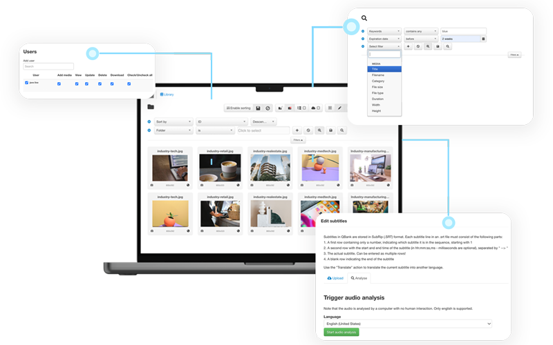 DAM Feature - Workflows and Business Rules | QBank DAM